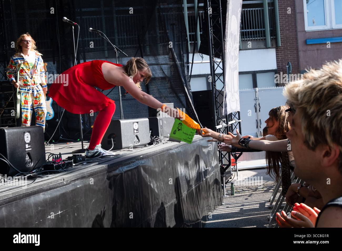 Malmö, Sweden, 10th August 2025. A setlist as a souvenir. The Swedish ...