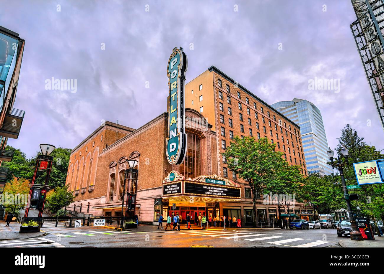 Portland, Oregon - June 21, 2025: The historic Arlene Schnitzer Concert ...