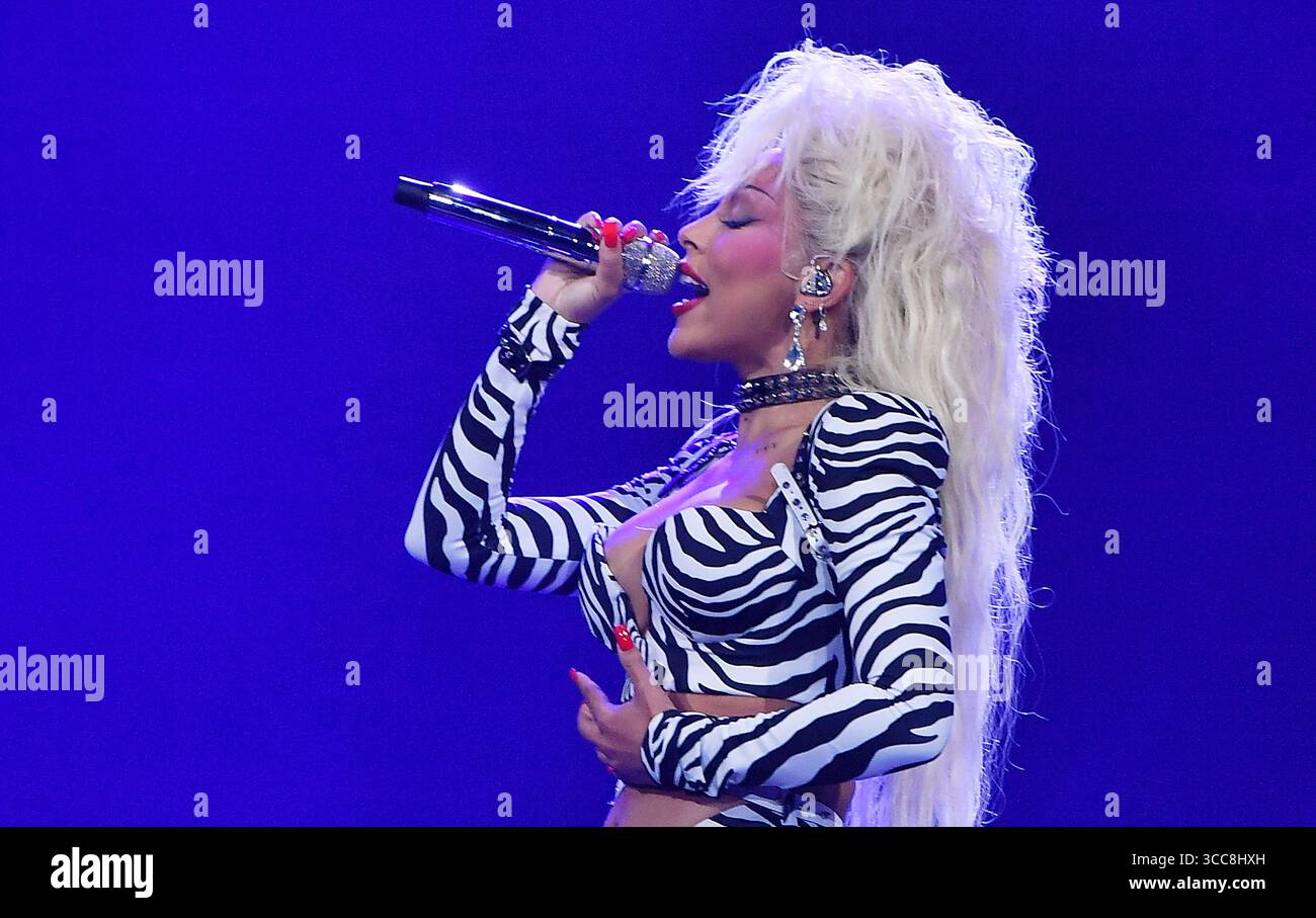 Doja Cat performs at Outside Lands at Golden Gate Park on August 08 ...