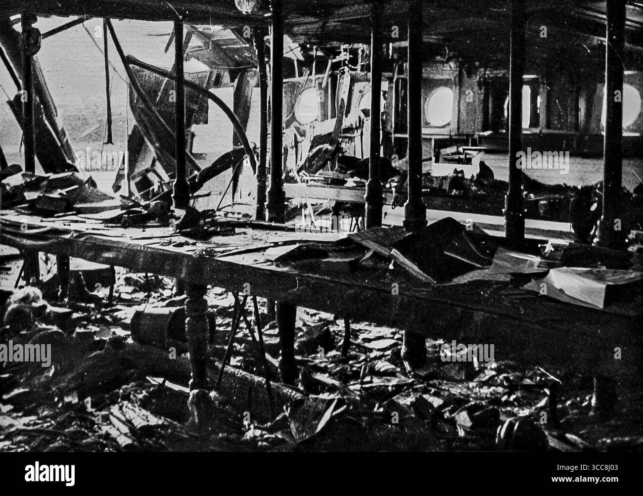 Shattered interior Black and White Stock Photos & Images - Alamy