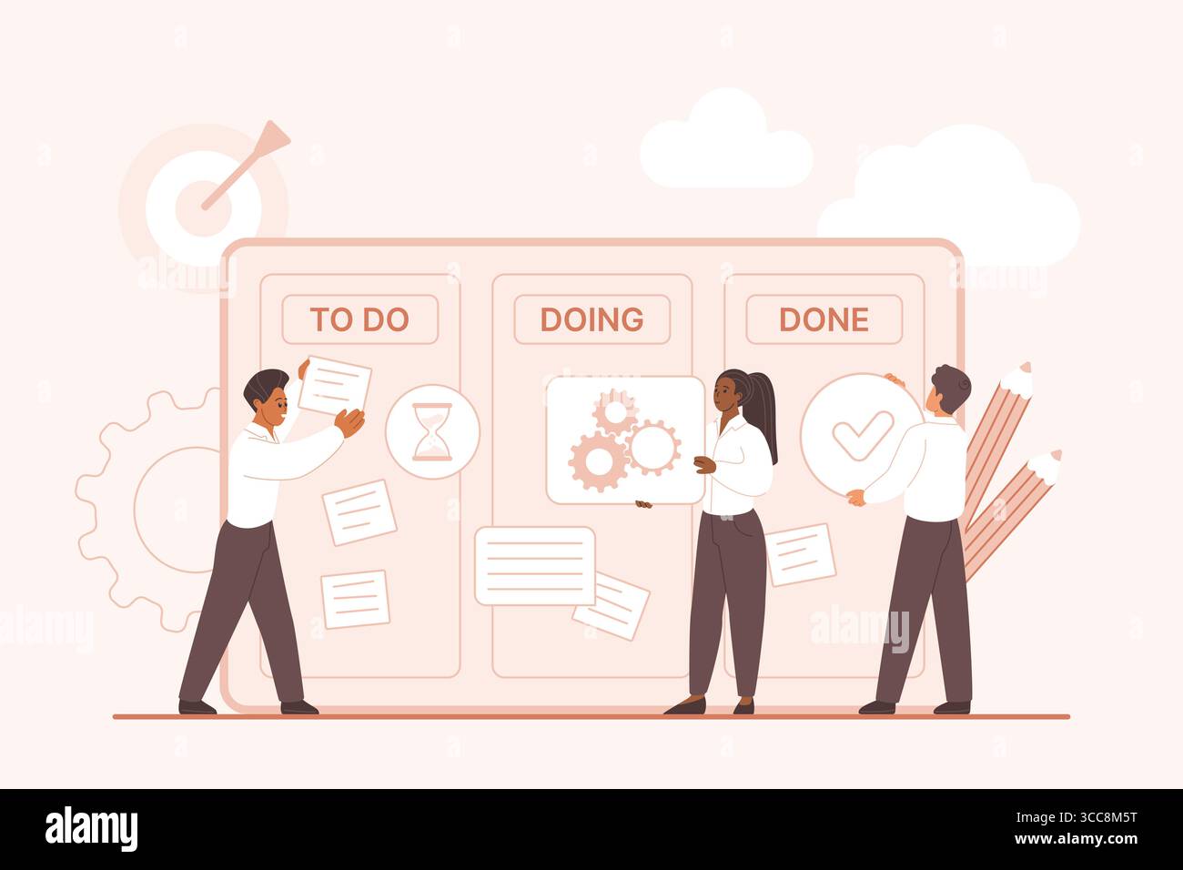 Mini whiteboard Stock Vector Images - Alamy