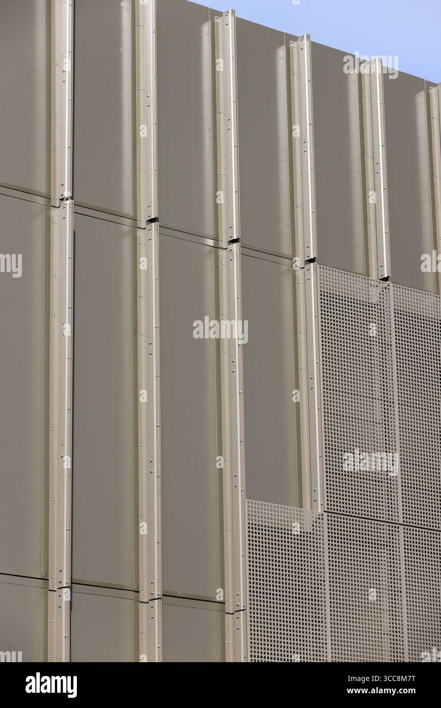 Aluminium rainscreen cladding panels fitted to Radcliffe civic hub ...