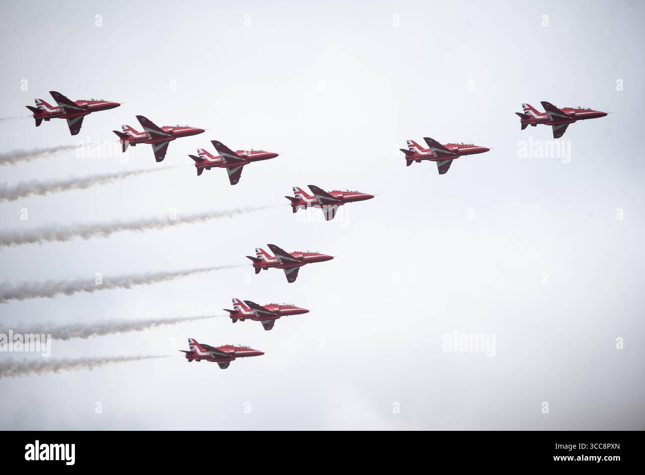 Blackpool, UK. 09th Aug 2025. The world famous Royal Air Force Red ...
