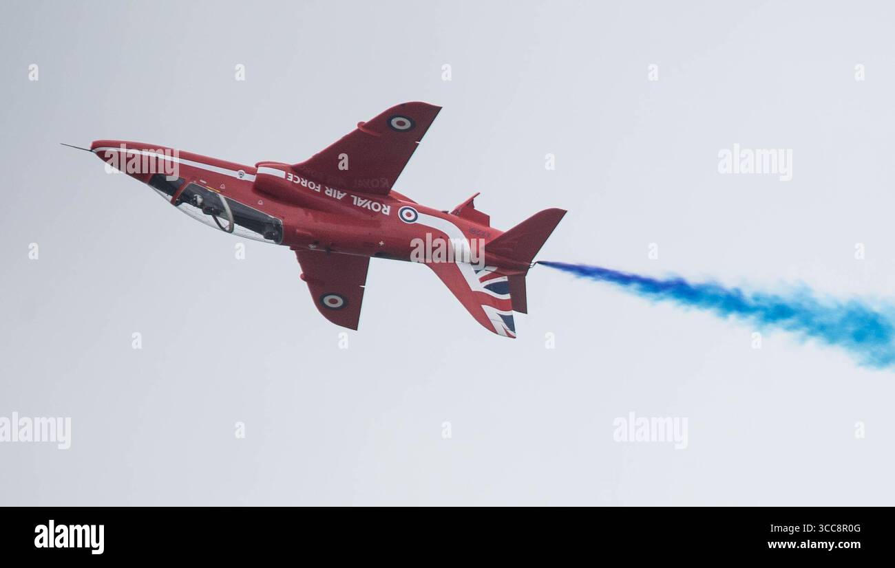 Blackpool, UK. 09th Aug 2025. The world famous Royal Air Force Red ...