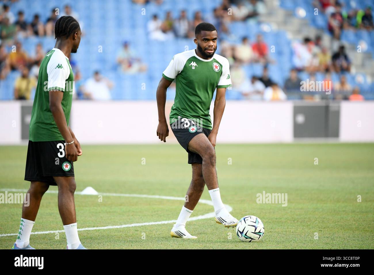 31 Mohafidh AHAMADA MBAE (red) during the Ligue 2 BKT match between ...