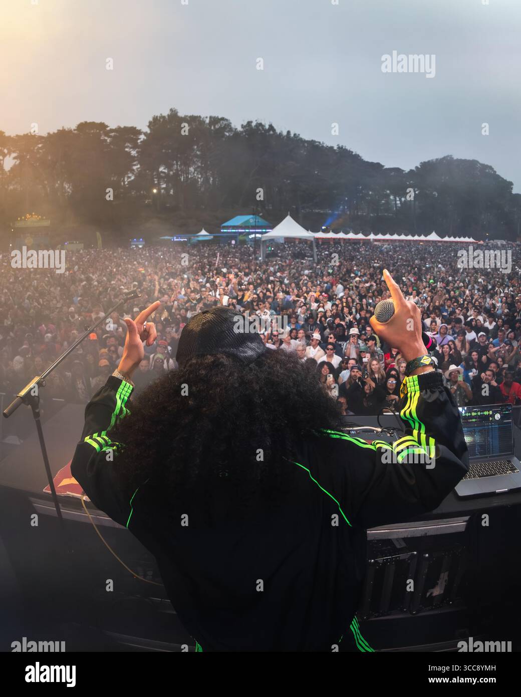 DJ Pee .Wee performs on the Sutro Stage during the Outside Lands 2025 ...
