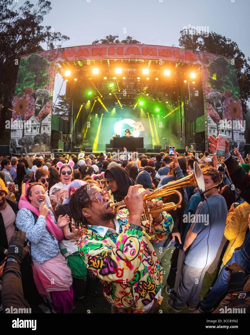 DJ Pee .Wee performs on the Sutro Stage during the Outside Lands 2025 ...