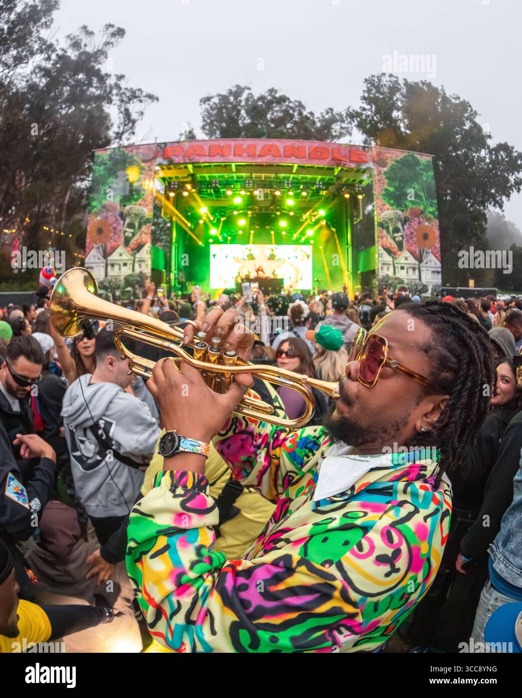 DJ Pee .Wee performs on the Sutro Stage during the Outside Lands 2025 ...