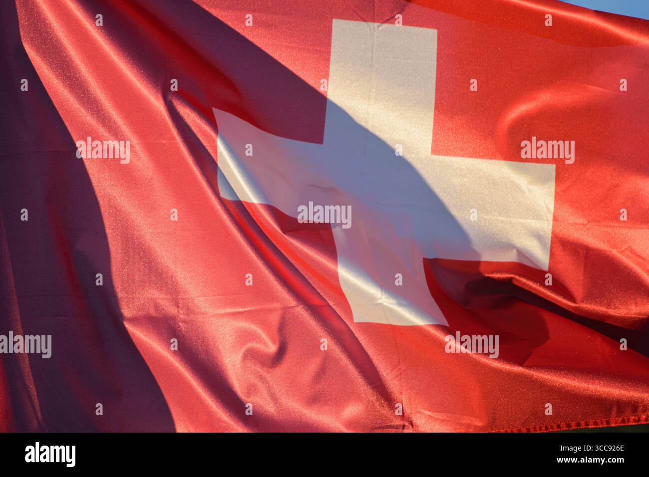 Bold swiss national flag hi-res stock photography and images - Alamy