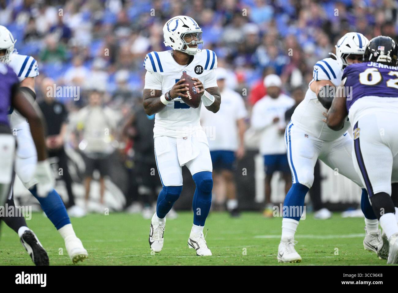 Indianapolis Colts quarterback Anthony Richardson Sr. (5) in action ...