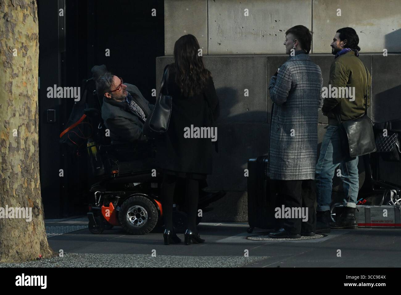 Mark Ludbrook (left) arrives to the Supreme Court of Victoria in ...
