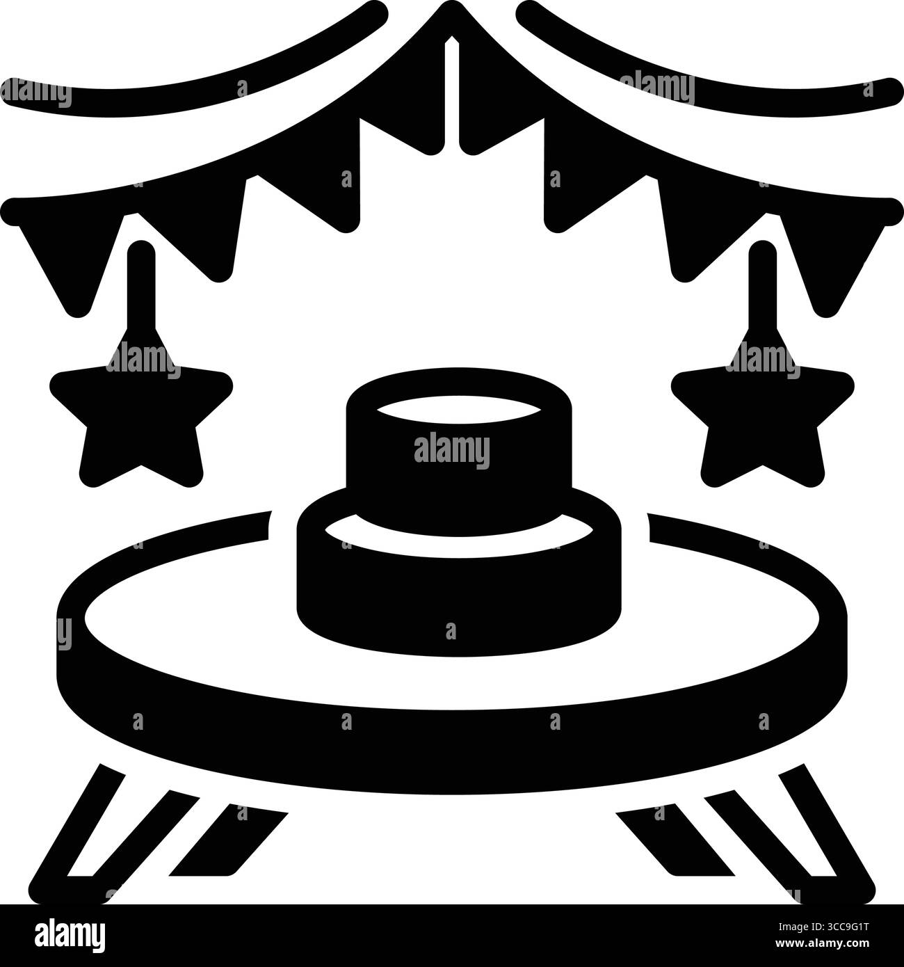 Icon new year table Stock Vector Images - Alamy