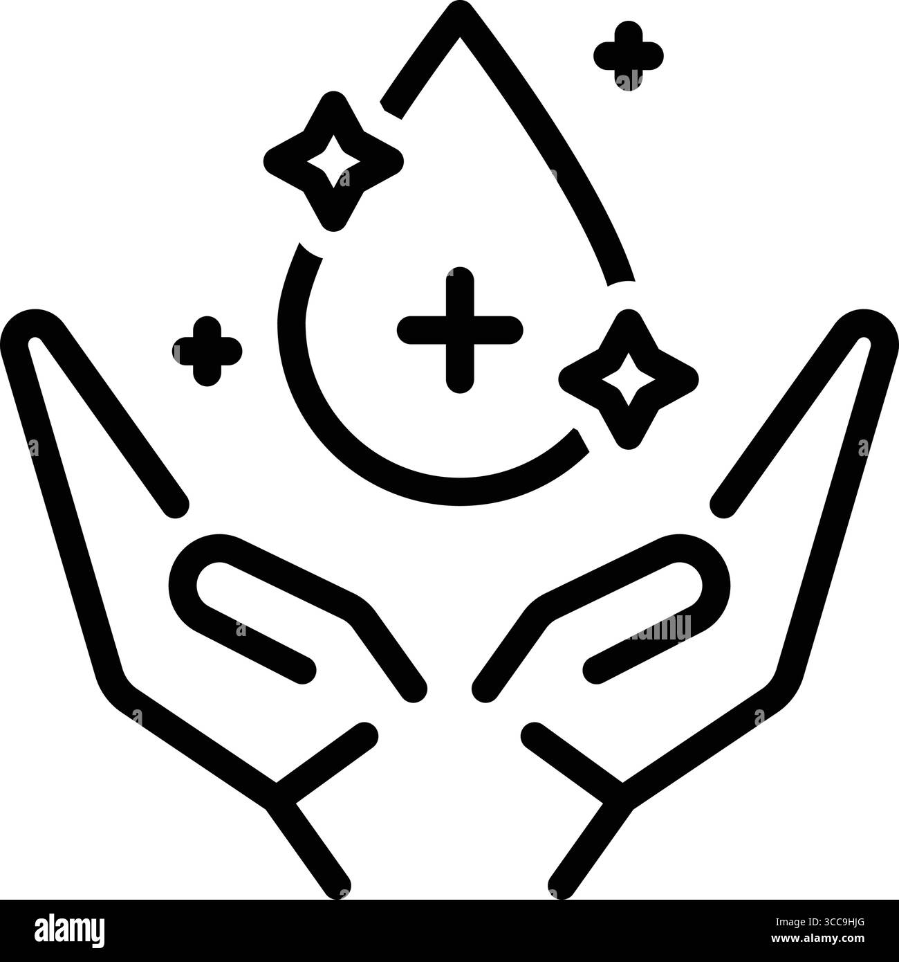 Icon hygiene cleanliness Black and White Stock Photos & Images - Alamy