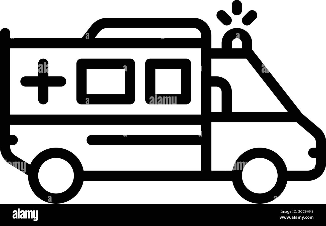 Emergency services ambulance transport Stock Vector Images - Alamy