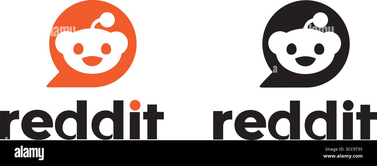 Reddit Logo Mascot Editorial Vector Illustration Stock Vector Image ...