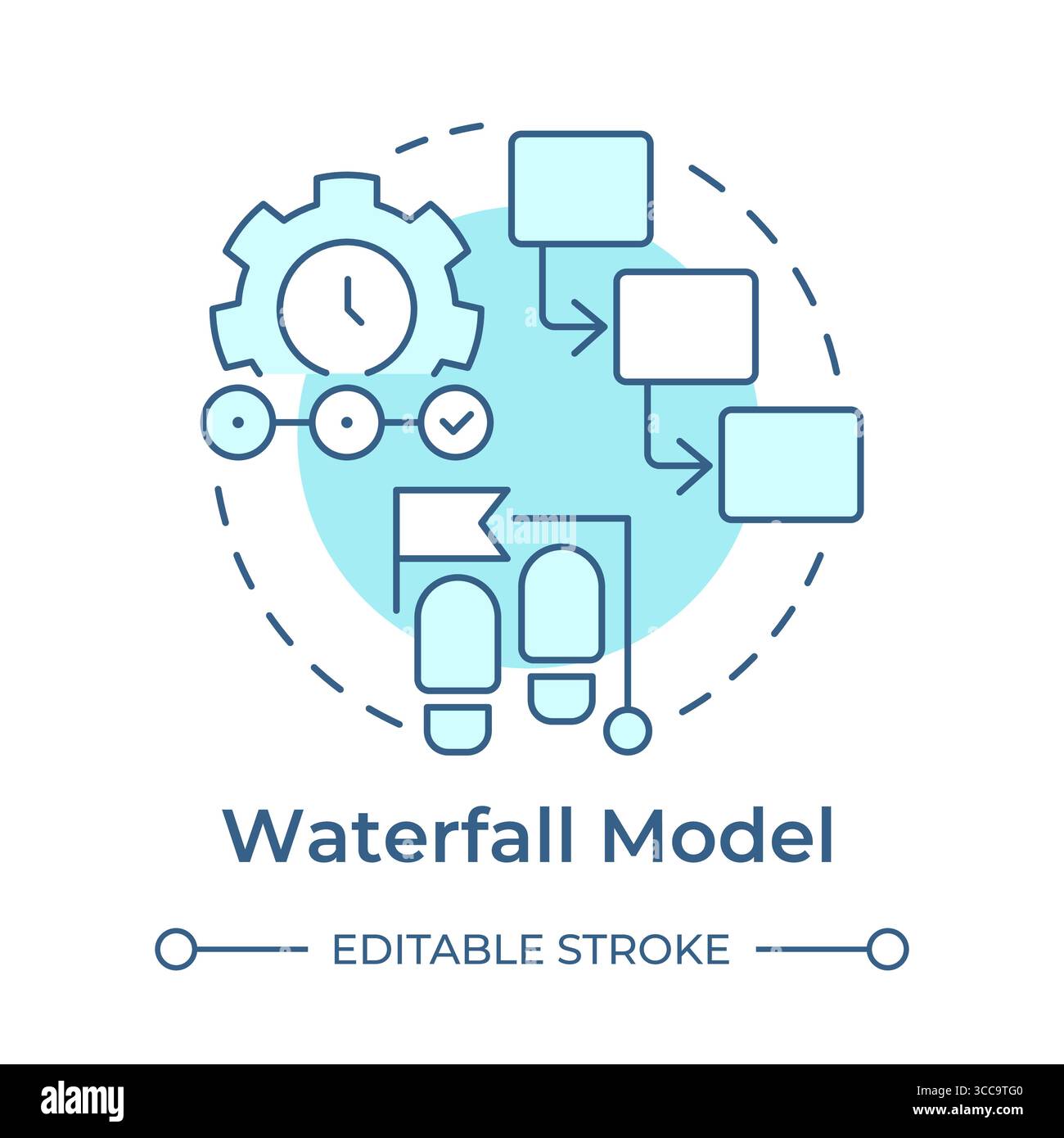 Information about waterfall Stock Vector Images - Alamy