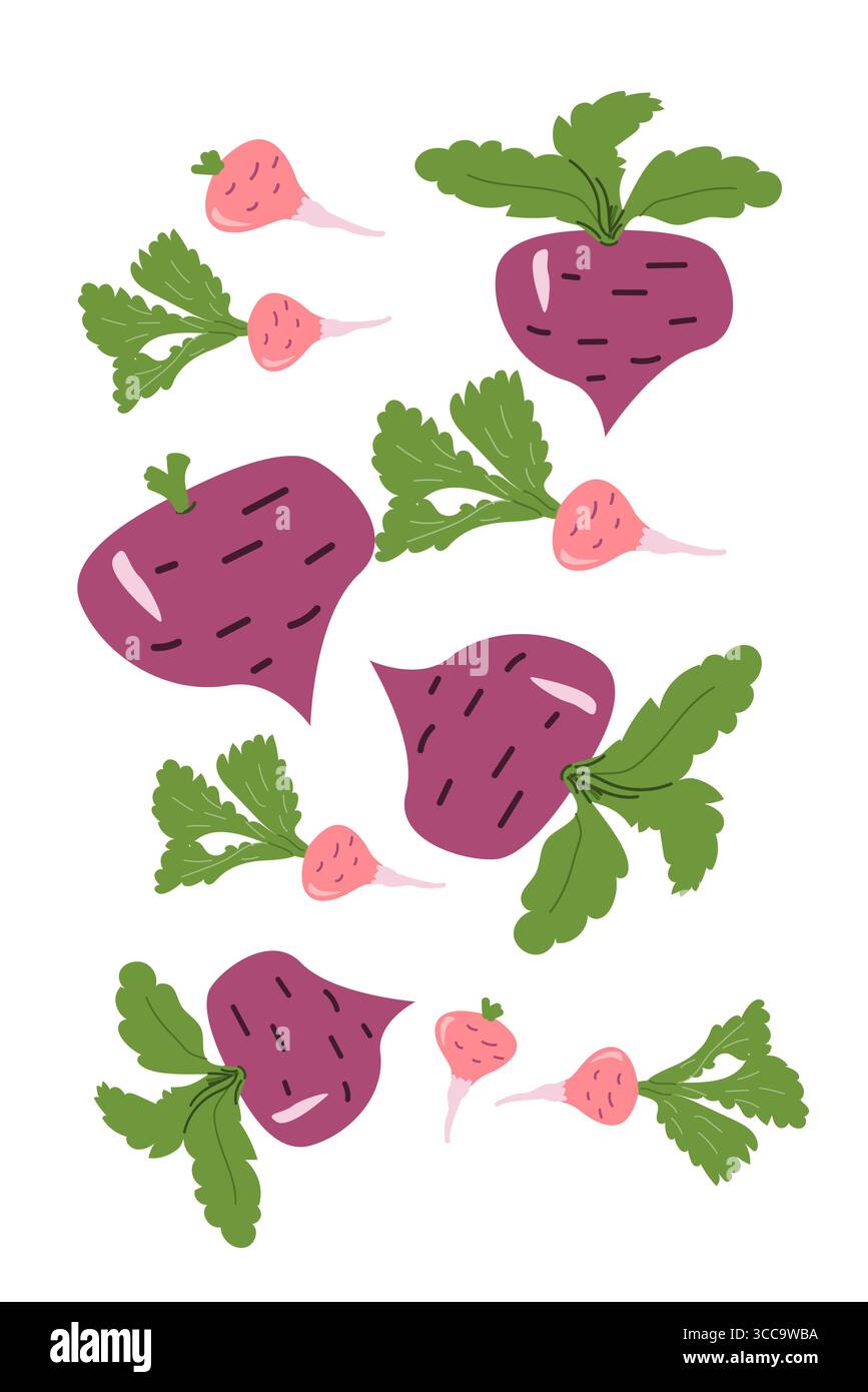 Turnip wallpaper Stock Vector Images - Alamy