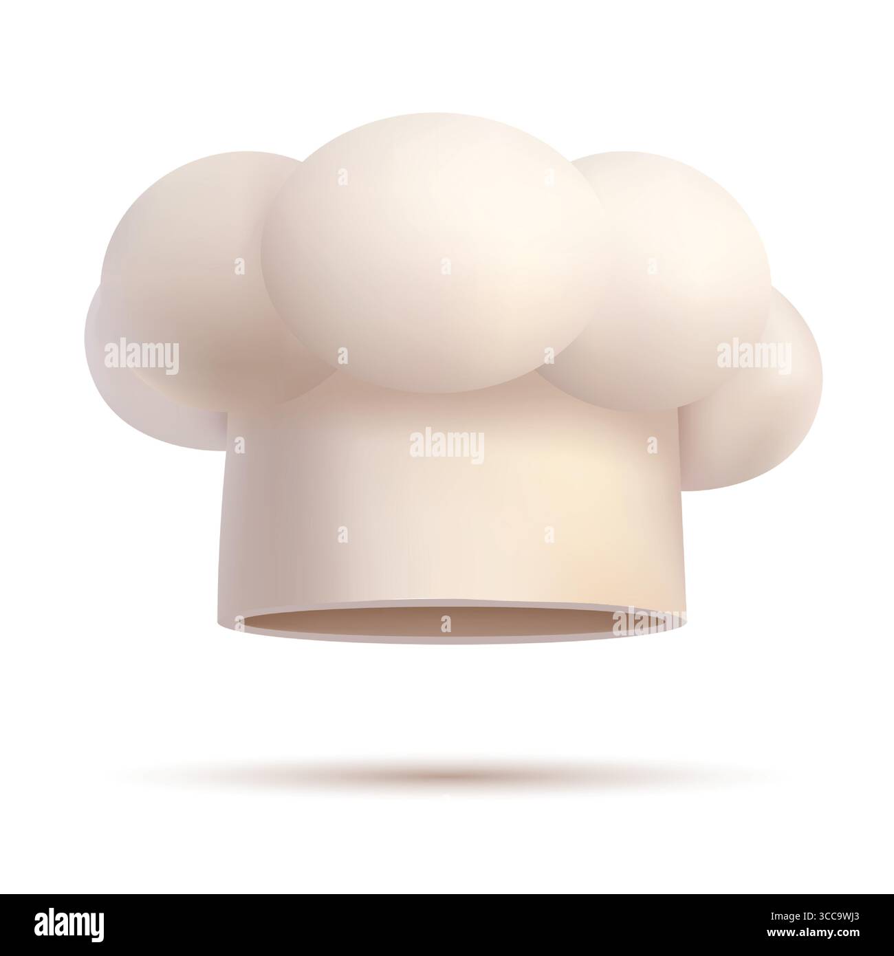 Chef hat isolated on white background. Vector illustration. Elements of ...