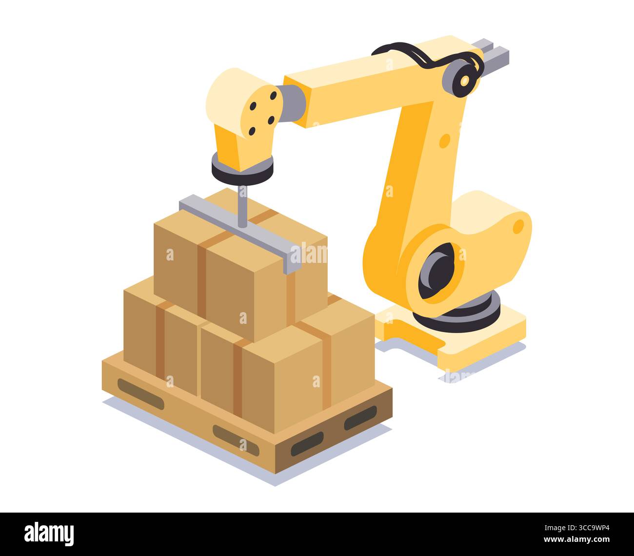 Warehouse concept goods in Stock Vector Images - Alamy