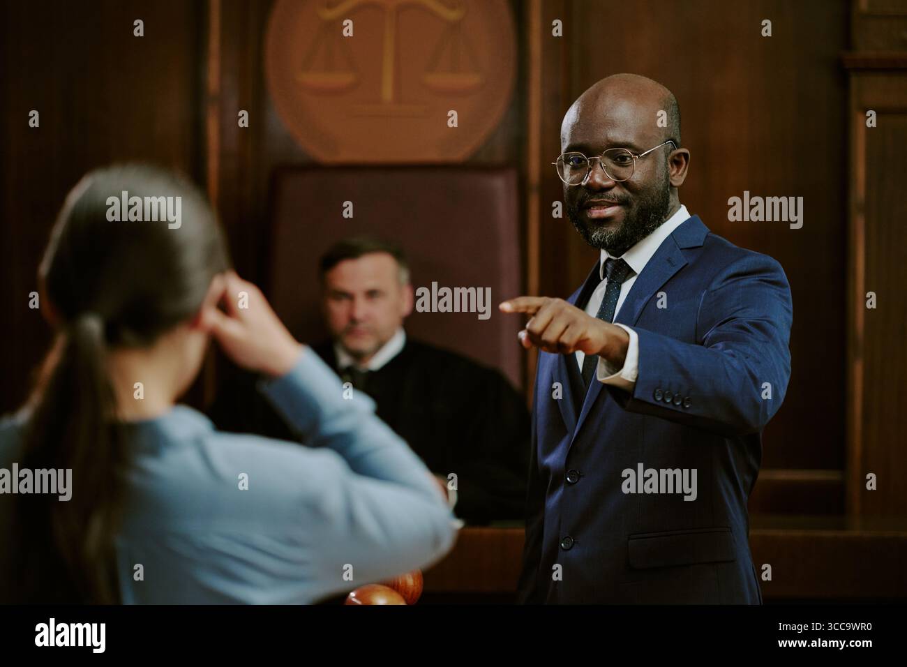 Middle aged woman judge hi-res stock photography and images - Alamy