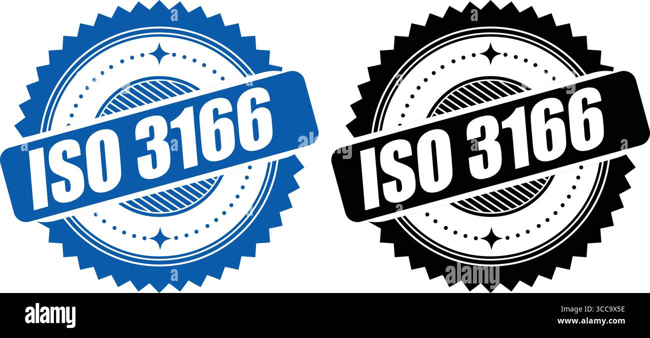 ISO 3166 Certified Stamp– Country Code Standard Label and Stamp Vector ...