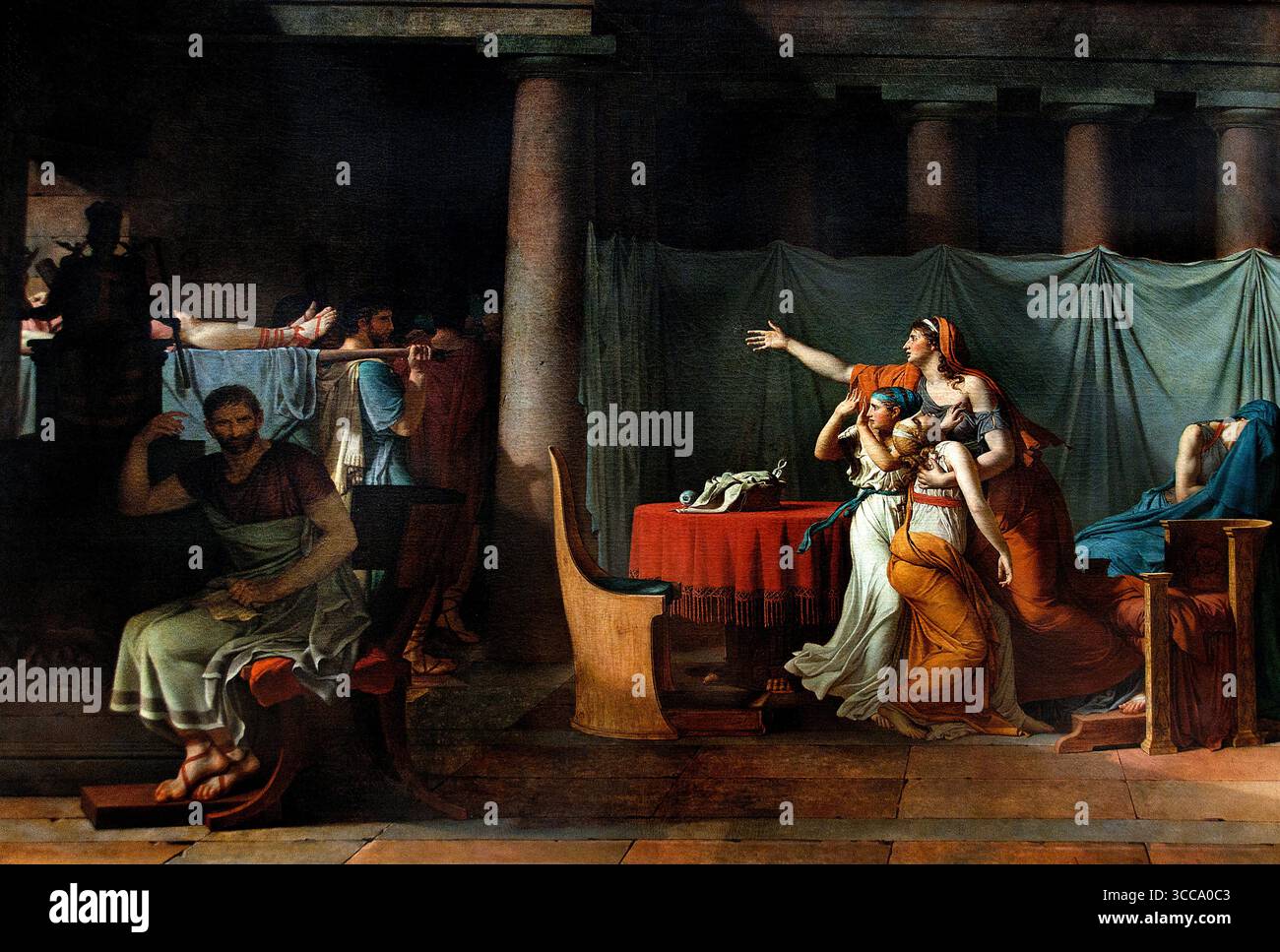 The lictors bring back to Brutus the bodies of his sons 1789 Louis ...
