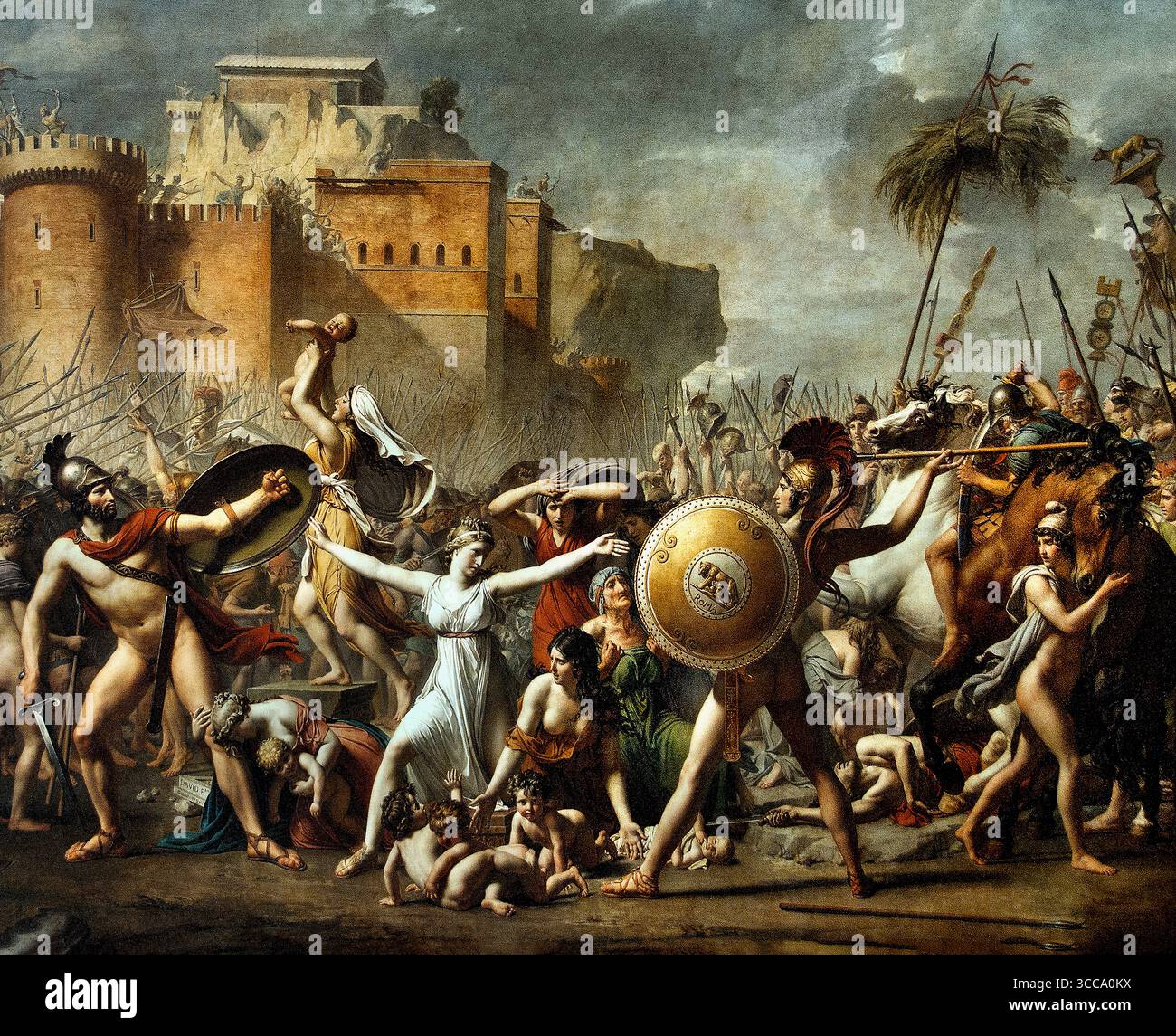 Sabine women by jacques louis david hi-res stock photography and images ...