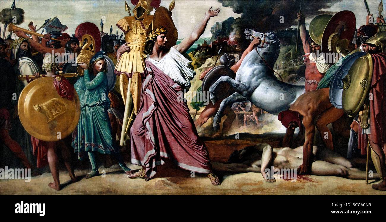 Romulus' Victory Over Acron (Romulus, Conqueror of Acron) carries the ...