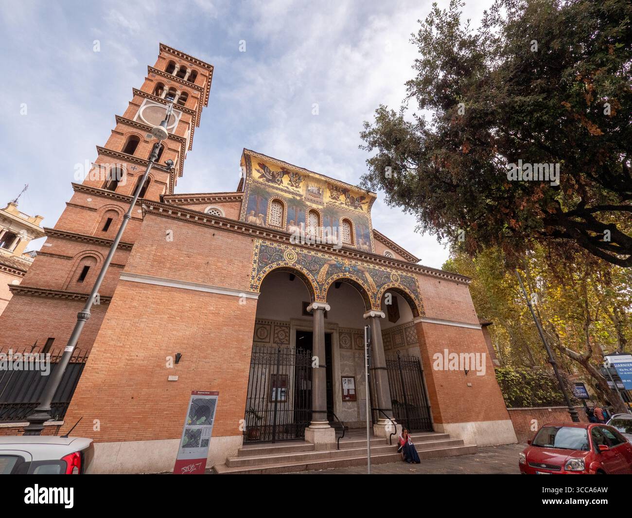 Santa Maria Addolorata Church in Piazza Buenos Aires, Rome Neo Gothic Landmark in Italy Stock ...