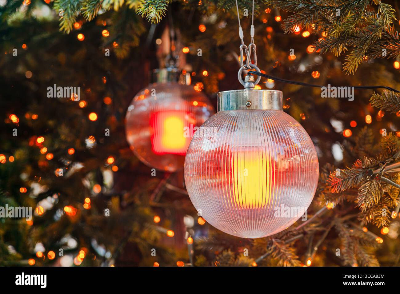 Christmas lights decorations new years hi-res stock photography and ...