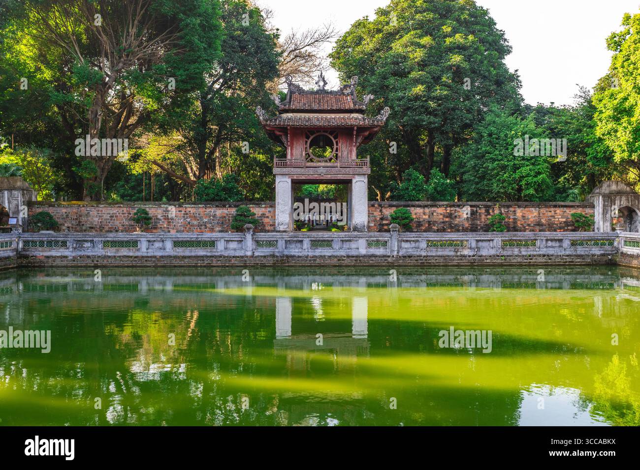 Khue Van pavilion in the Temple of Literature, aka Van Mieu, in Hanoi ...