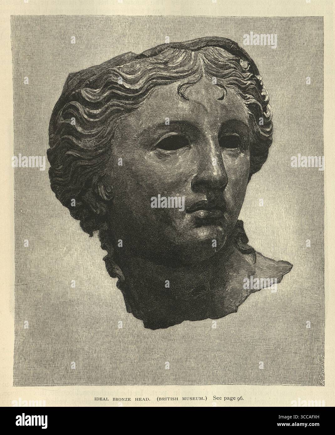 Ancient Greece, Bronze head of Aphrodite of Satala, Greek goddess ...