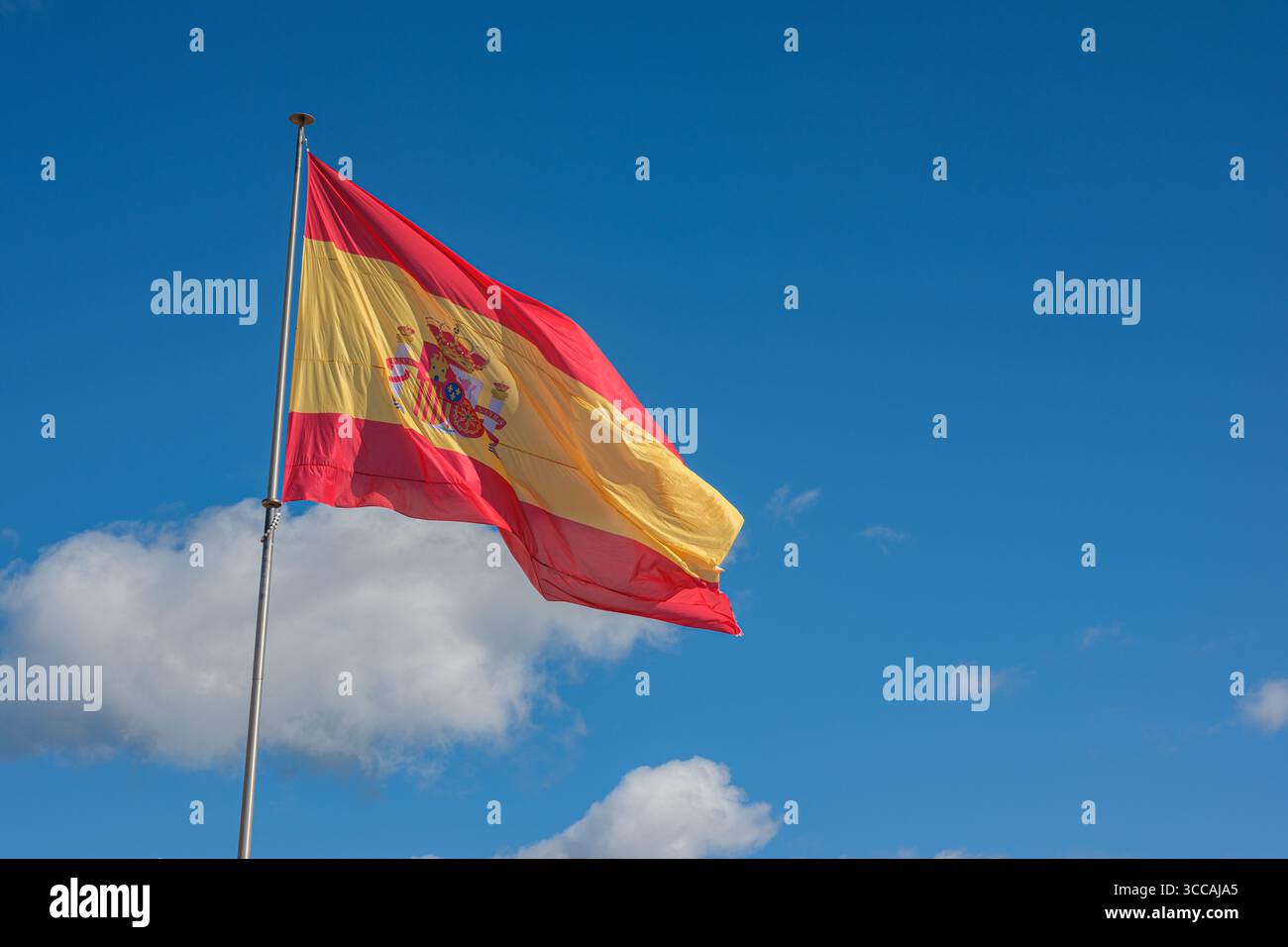The flag of Spain, Bandera de España Stock Photo - Alamy
