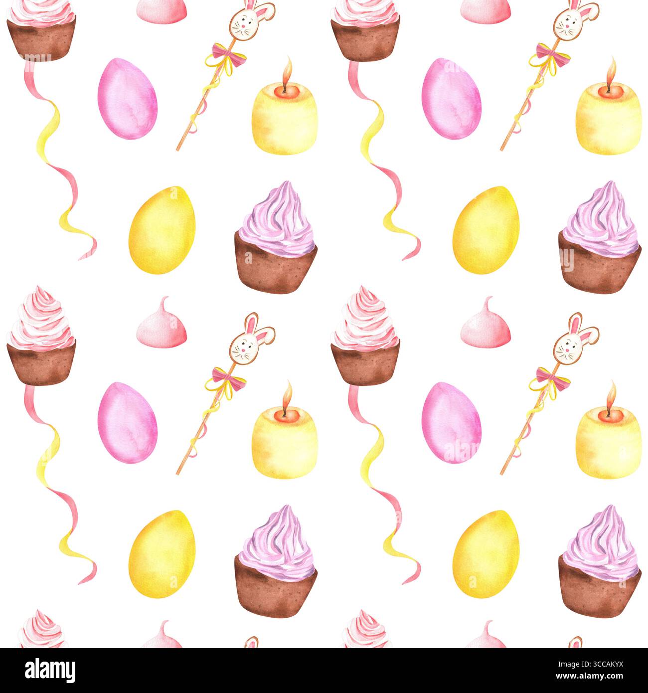 Violet cake seamless background Cut Out Stock Images & Pictures - Alamy