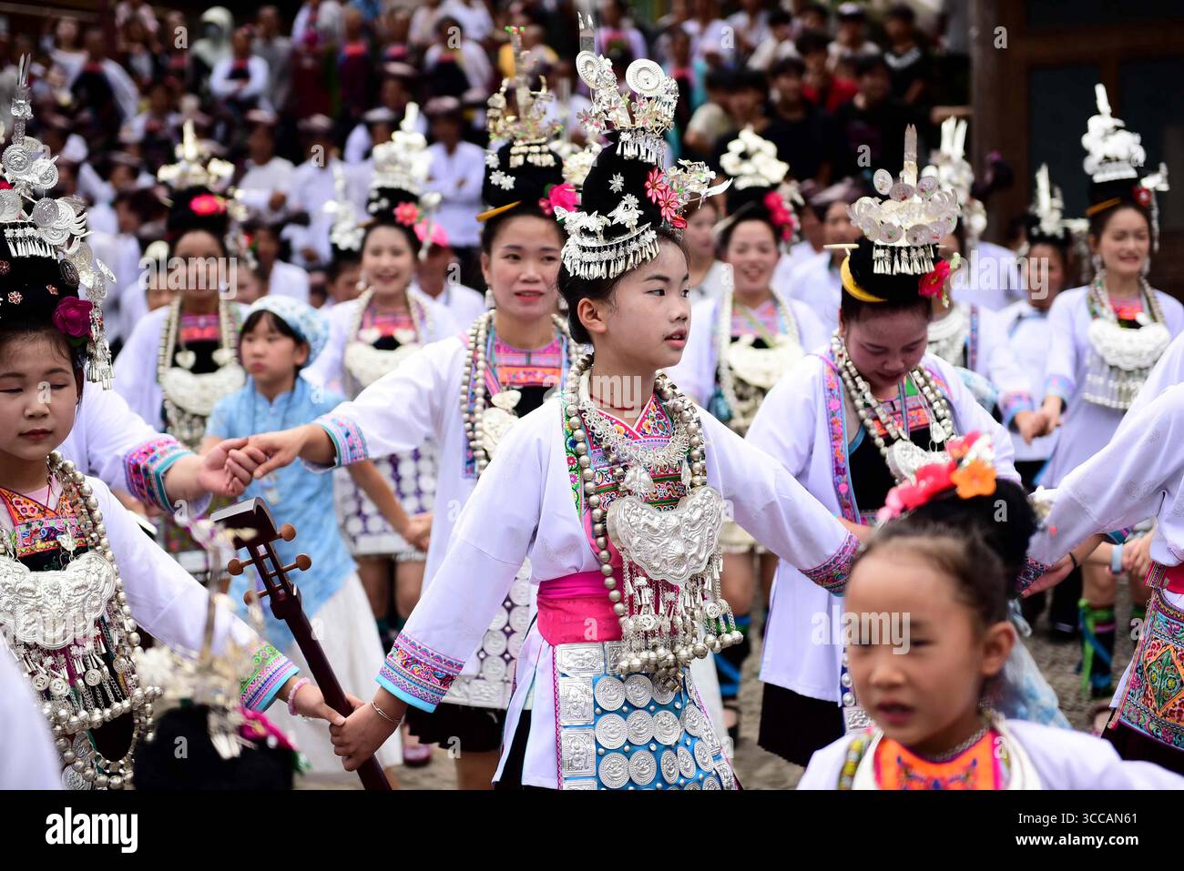 Dong ethnic people celebrate Hantian Festival in Liping County, Qiannan ...