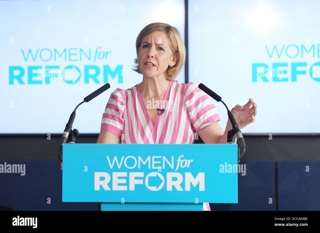 Mayor of Greater Lincolnshire Dame Andrea Jenkyns during a Reform UK ...
