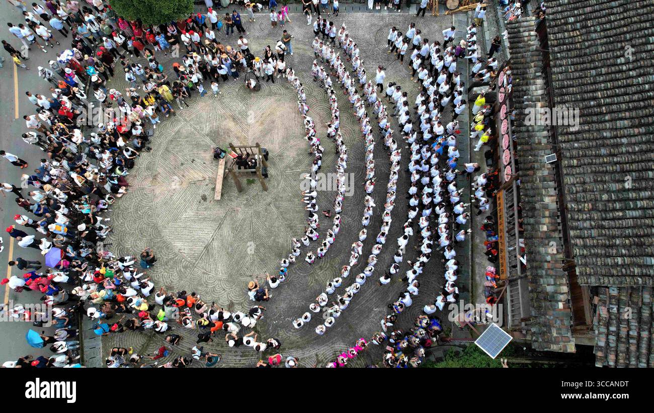 Dong ethnic people celebrate Hantian Festival in Liping County, Qiannan ...