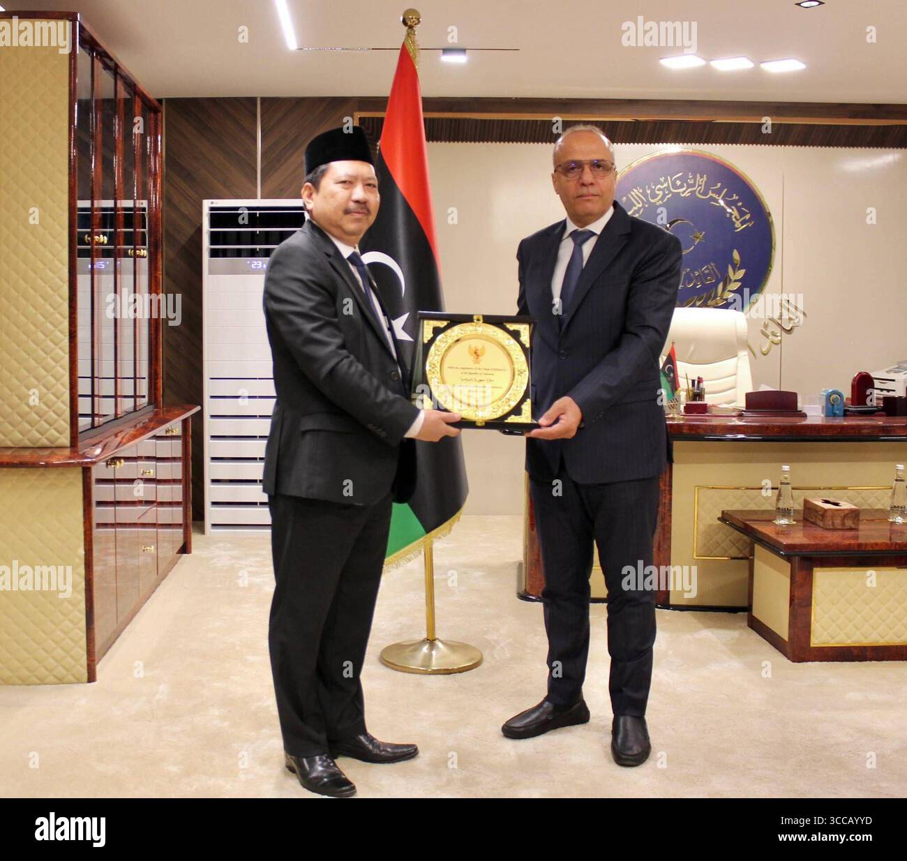 Libyan Presidential Council Member Abdullah Al-Lafi receives Indonesian ...