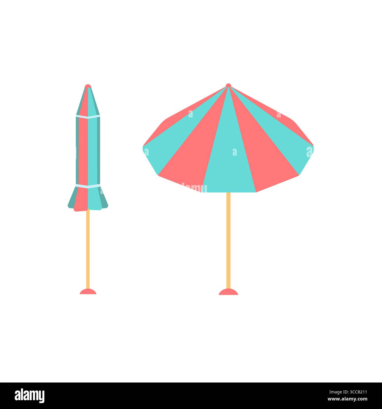 Summer vacation on seaside Cut Out Stock Images & Pictures - Alamy