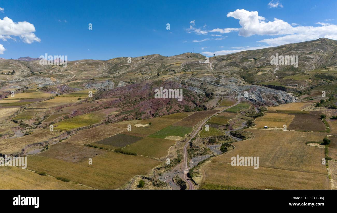 Aerial view andes valleys hi-res stock photography and images - Alamy