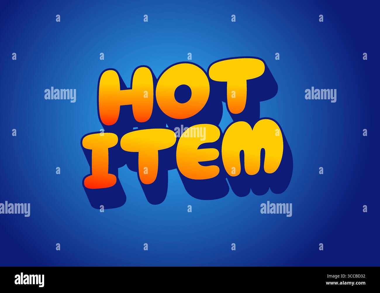 Colorful text graphic featuring the words HOT ITEM in bold, playful ...