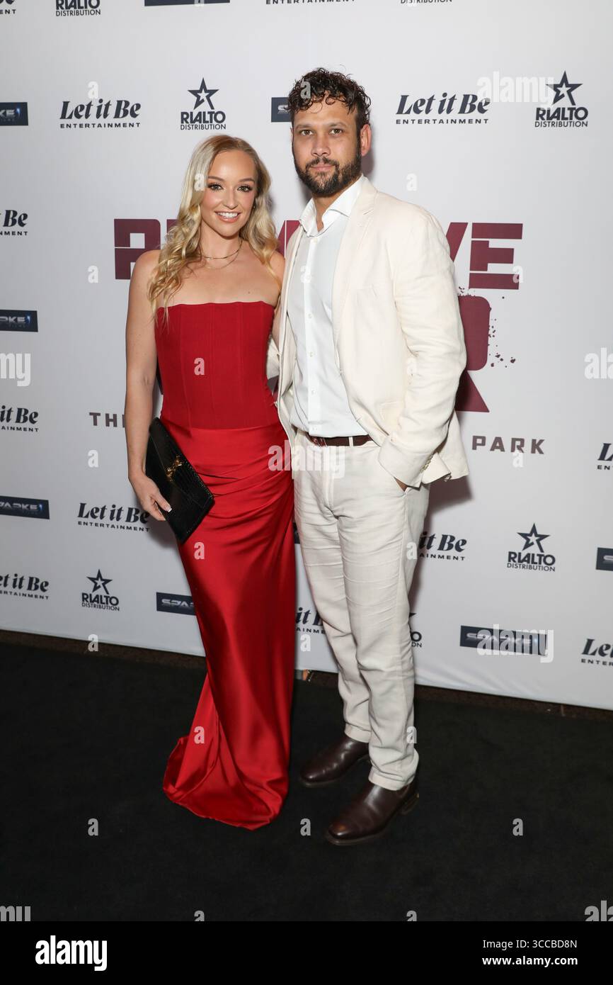 August 11, 2025: KYLE SHILLING (R) attends the Australian Premiere of ...
