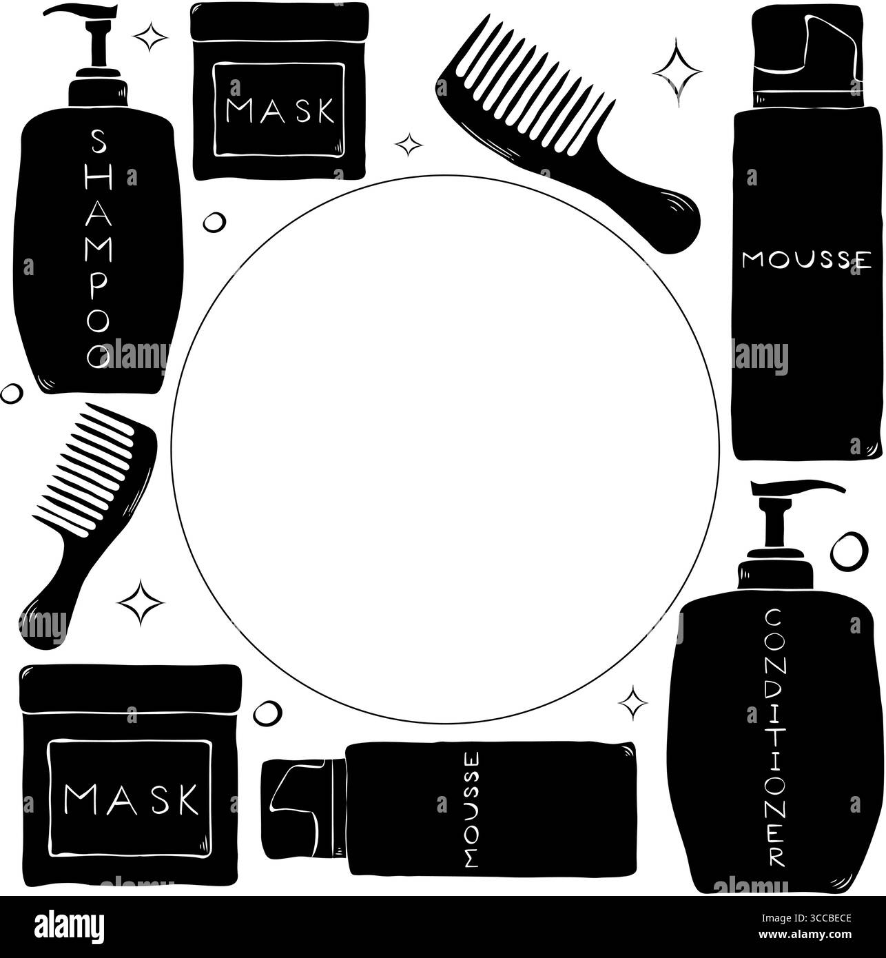 Beauty treatment vector vectors hi-res stock photography and images - Alamy