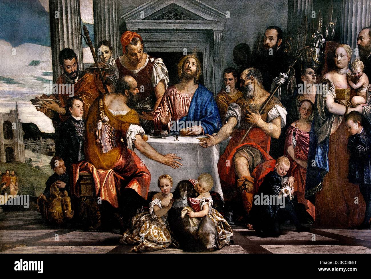 The pilgrims of Emmaus 1559 by Paolo Veronese - Paolo Caliari 1528 ...