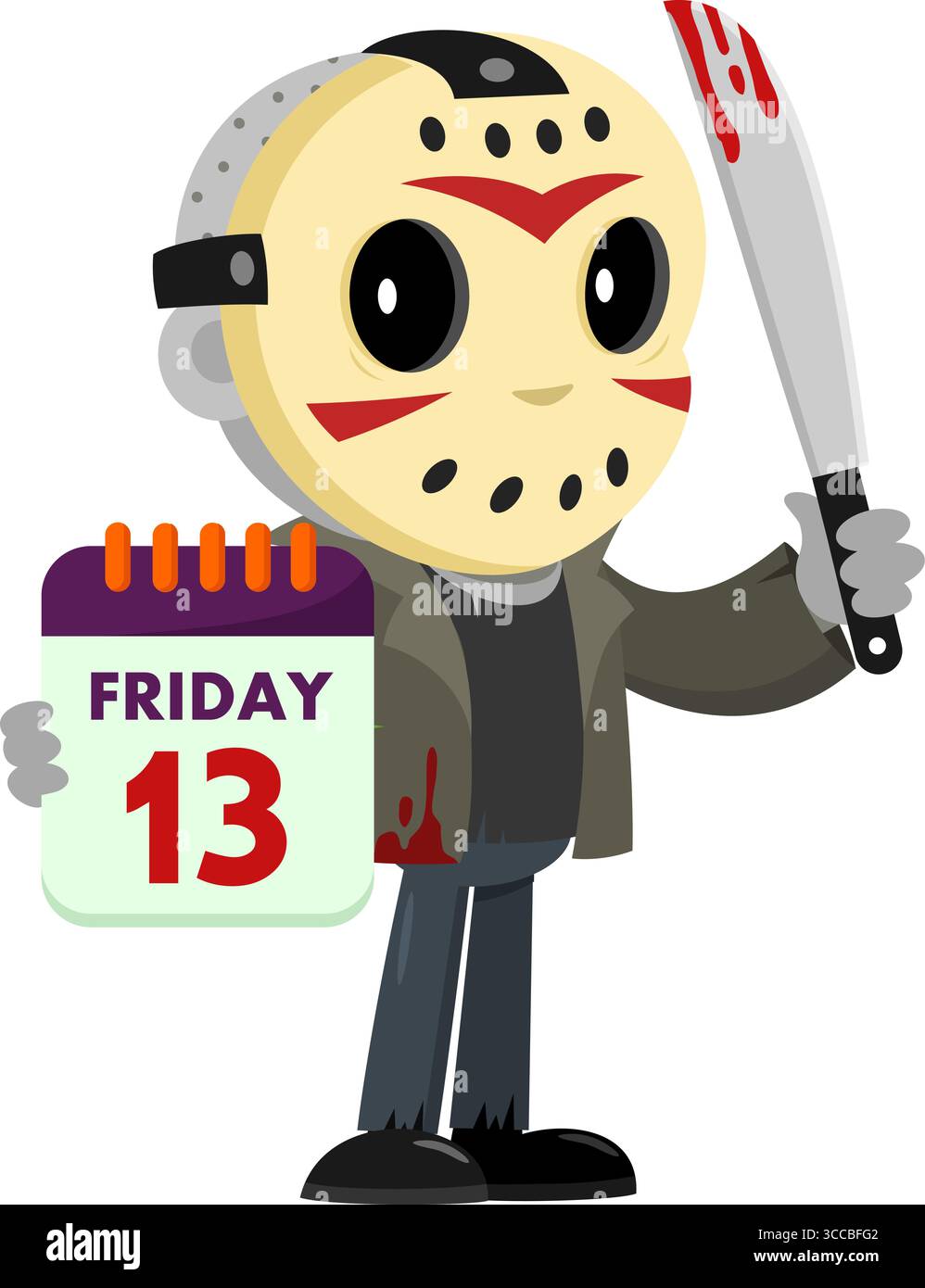 Friday 13th calendar clipart Stock Vector Images - Alamy