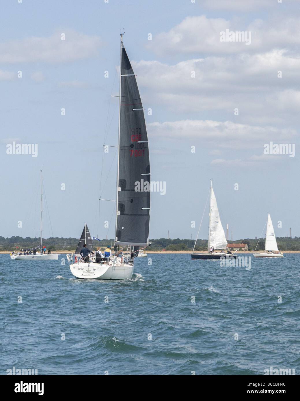Beneteau First 40.7 GBR7001T 'Challenger' racing at Cowes Week in 2025 ...