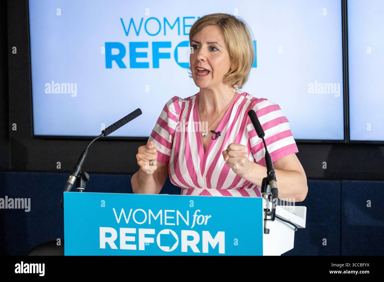 London, UK. 11 August 2025. Dame Andrea Jenkyns, Mayor of Greater ...