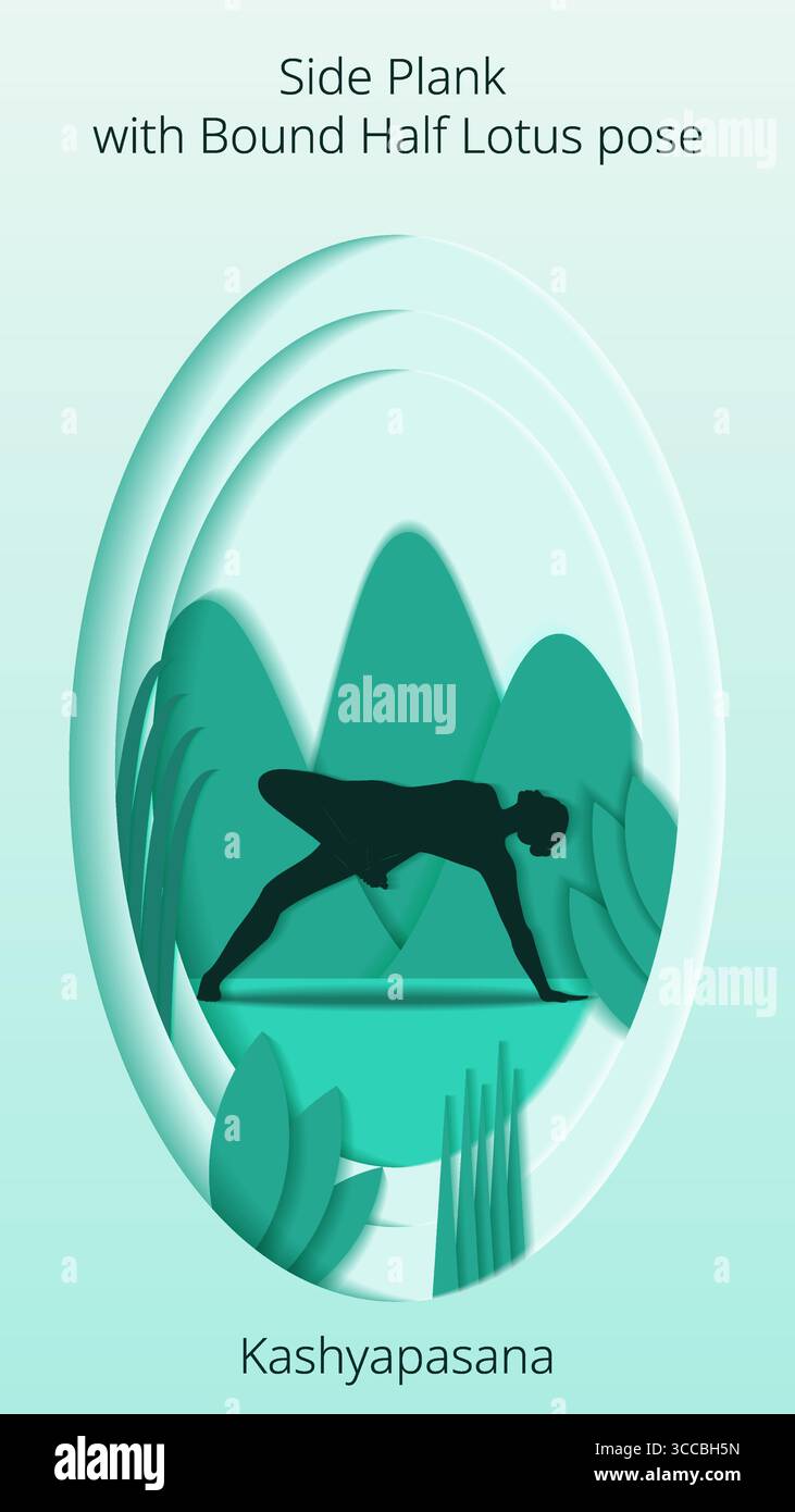 Plank pose vector vectors hi-res stock photography and images - Alamy