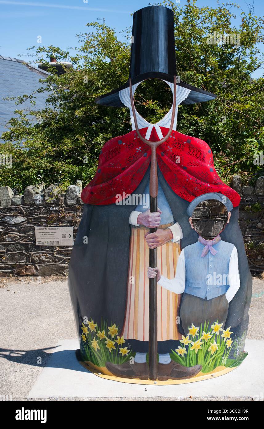 Traditional Welsh Costume Photo Selfie Board Fishguard Pembrokeshire ...