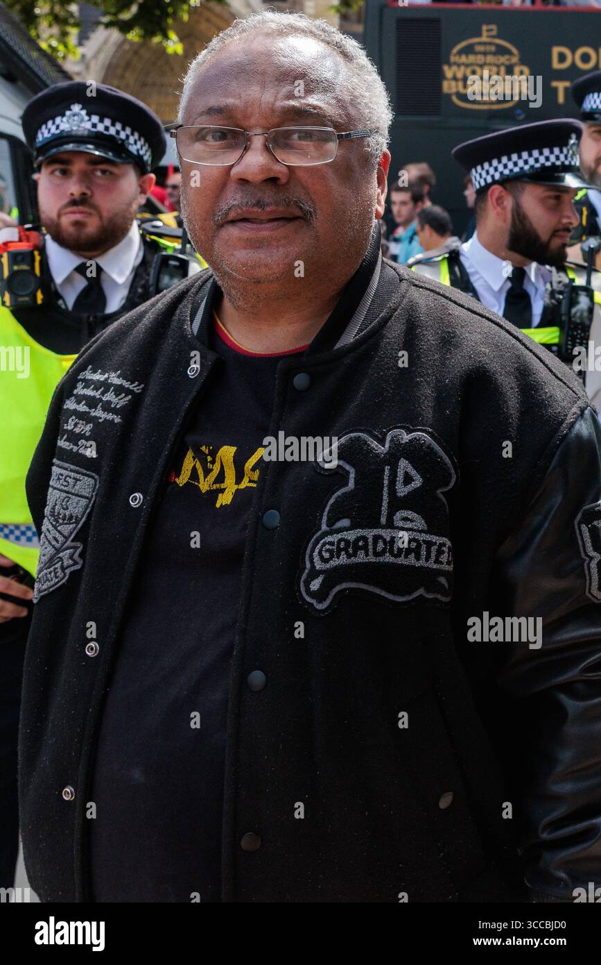 London, UK. 9th August, 2025. Marc Wadsworth, civil rights campaigner ...